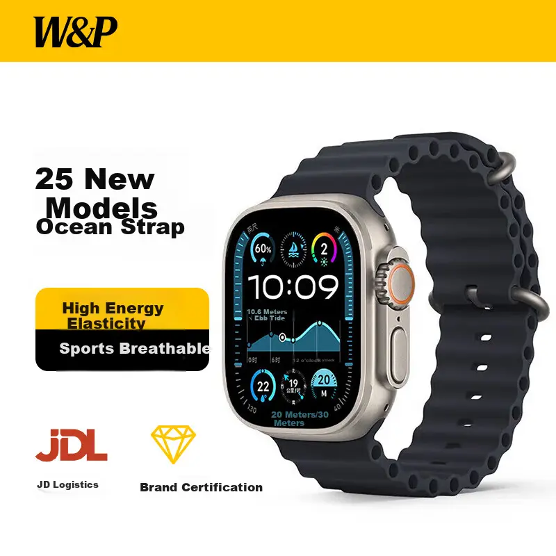 W&P Zamenska narukvica za pametni sat za Apple Watch, Crna