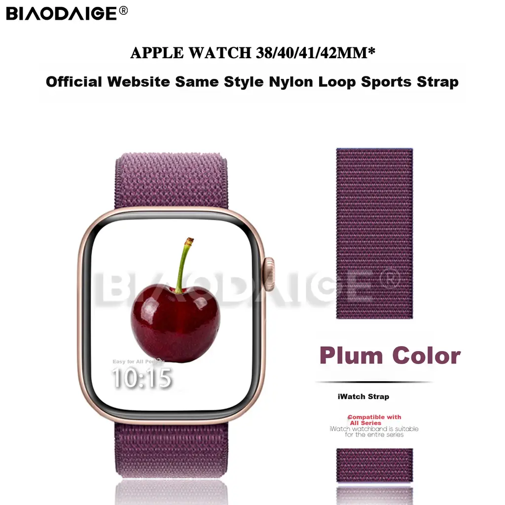Belt Brother Zamenska narukvica za pametni sat za Apple Watch S10 Woven, Ljubičasta