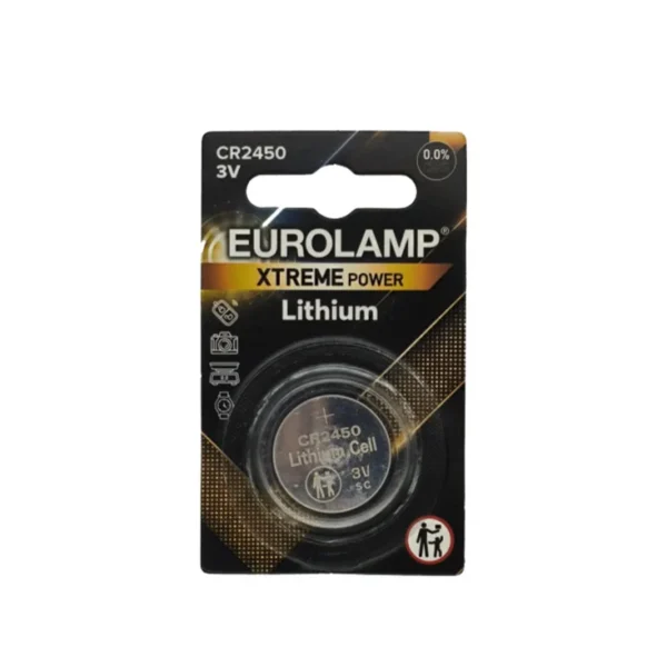 BATERIJA CR2450 EUROLAMP