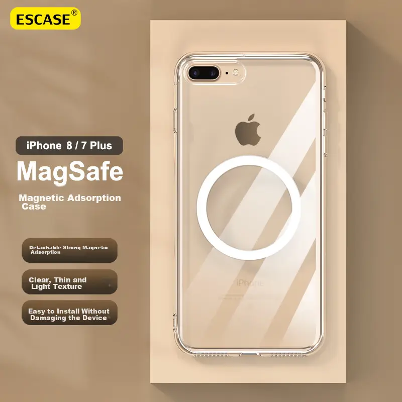 Escase Maska za mobilni telefon iPhone 7 Plus / iPhone 8 Plus, Providna