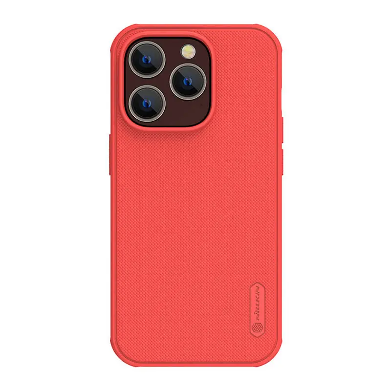 Maska Nillkin Super Frosted Shield Pro za iPhone 14 Pro, Crvena