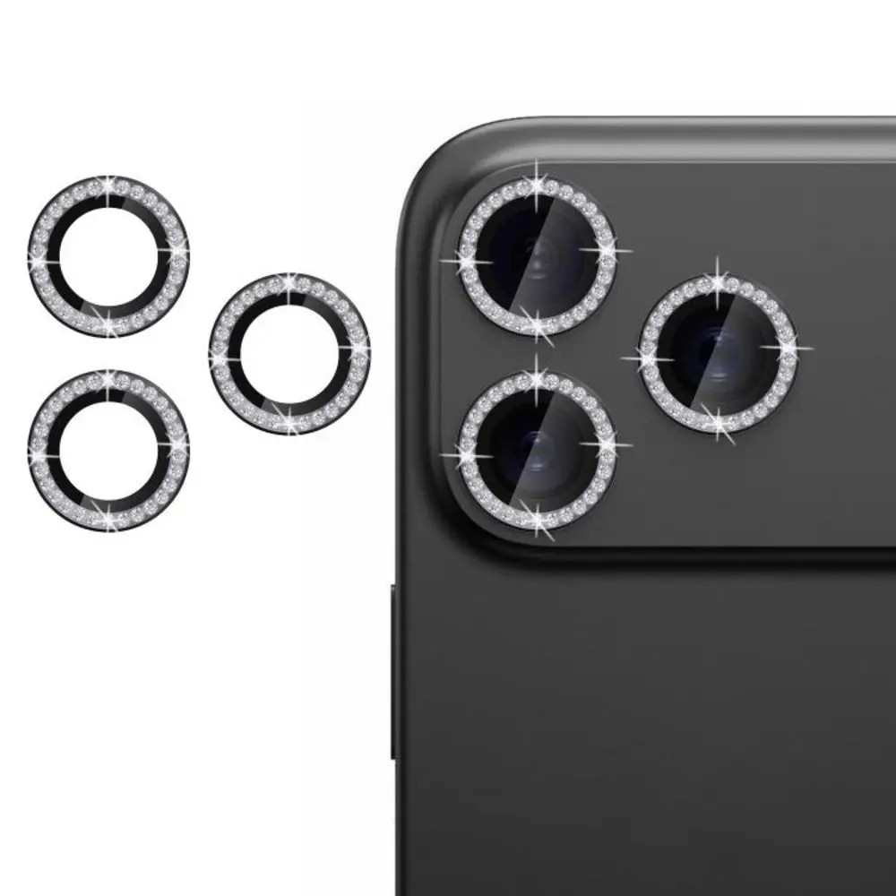 Zastita za kameru Diamond za iPhone 17 Pro Max 6.9 crna
