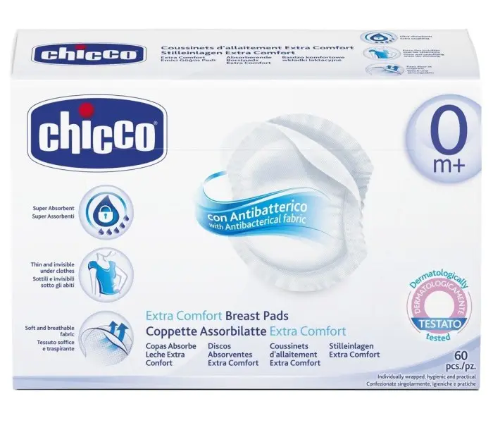 Chicco Ulošci za grudi, 60 komada