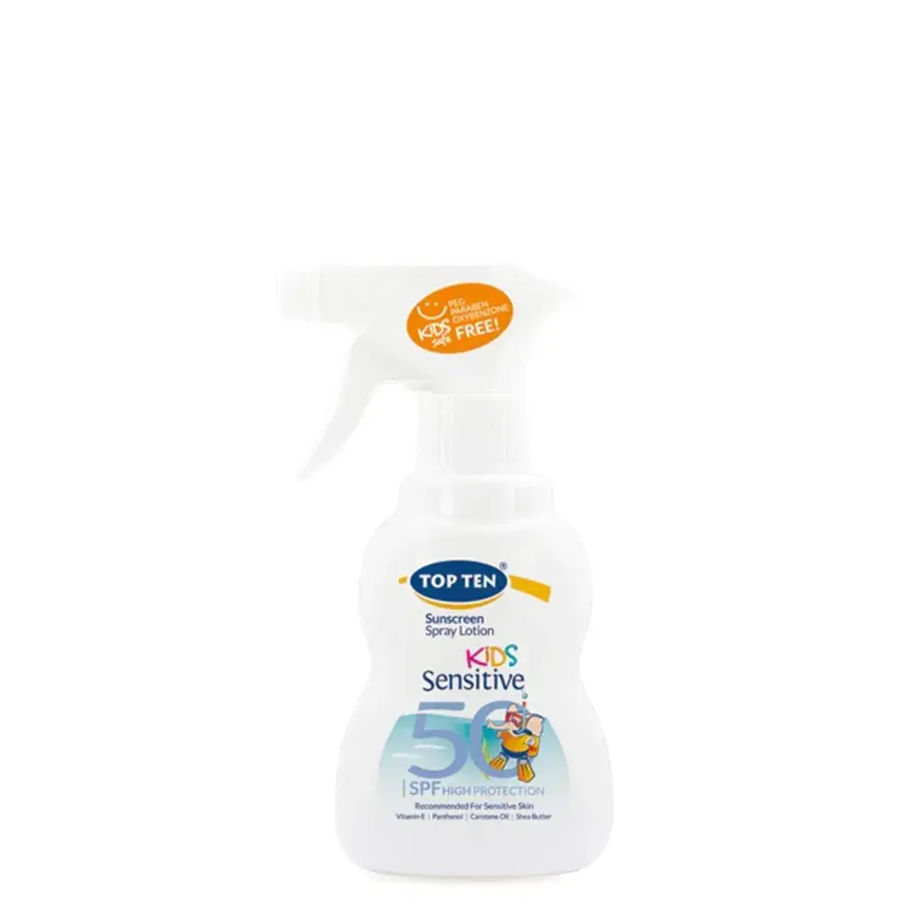 Top Ten Sprej za zaštitu od sunca za decu Sensitive, SPF 50, 200ml
