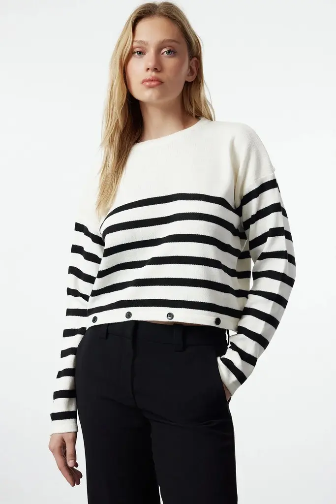 Trendyol Milla ženski duks TWOAW25KZ00223, Krem
