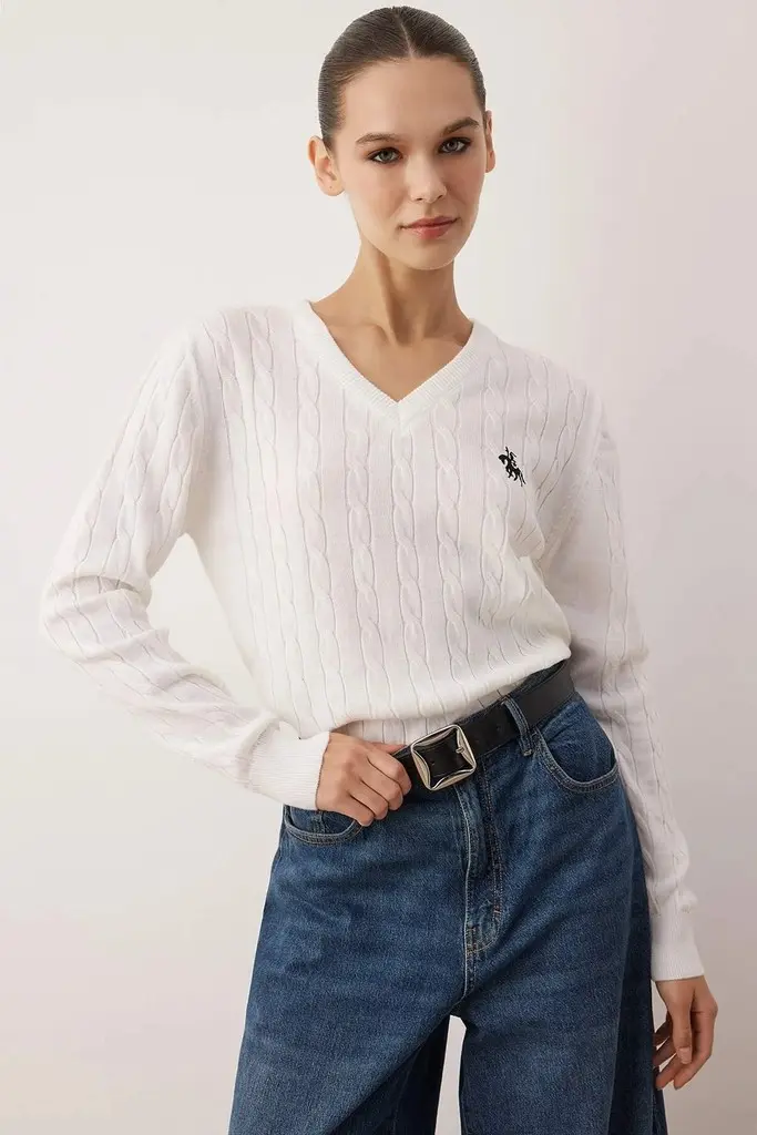 Trendyol Milla ženski duks Twoaw26Kz00259, Ecru