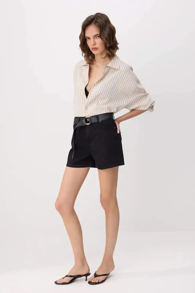 Trendyol Milla ženski šorts Twoss26Sr00050, crna