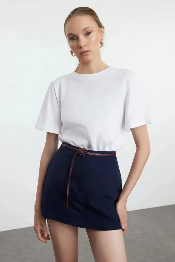 Trendyol Milla ženska suknja model Twoaw25Sr00027, tamnoplava