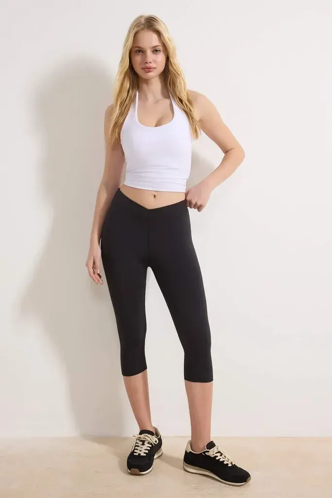 Trendyol Milla ženski legging Thmss26Ty00004, crna