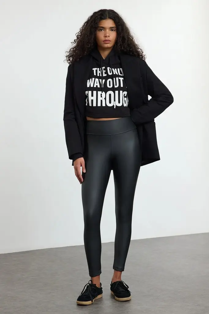 Trendyol Milla ženske pantalone Twoaw25Ta00004, Antracit-Siva