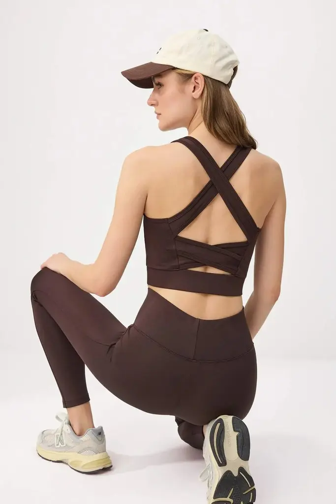 Trendyol Milla ženski sportski brus model Twoss22Ss0040, smeđa/smeđa