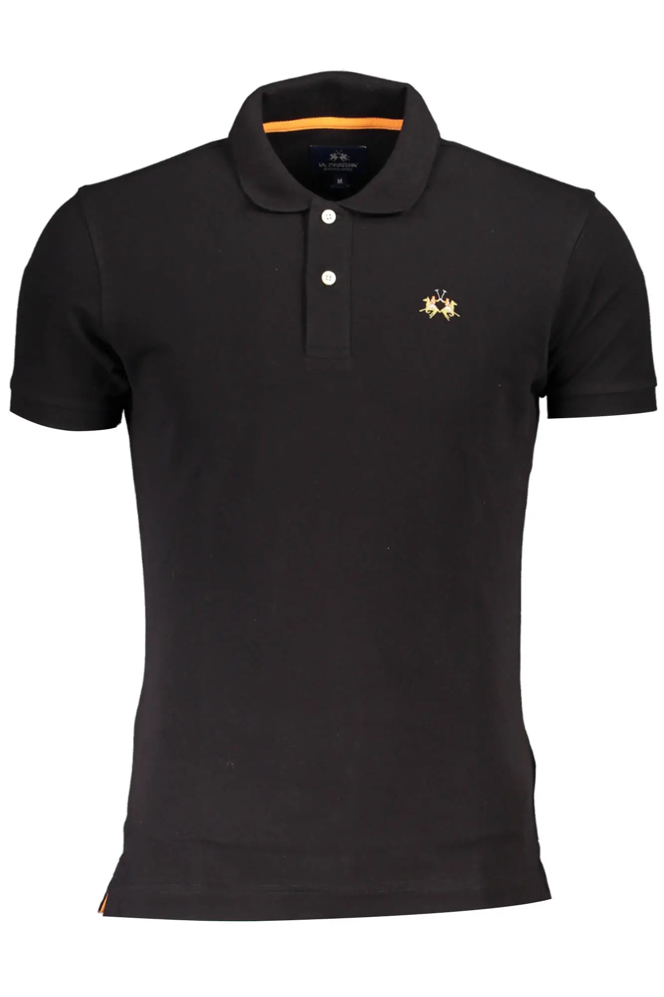 LA MARTINA Muška polo majica CCMP02-PK001_NERO_09999, Crna
