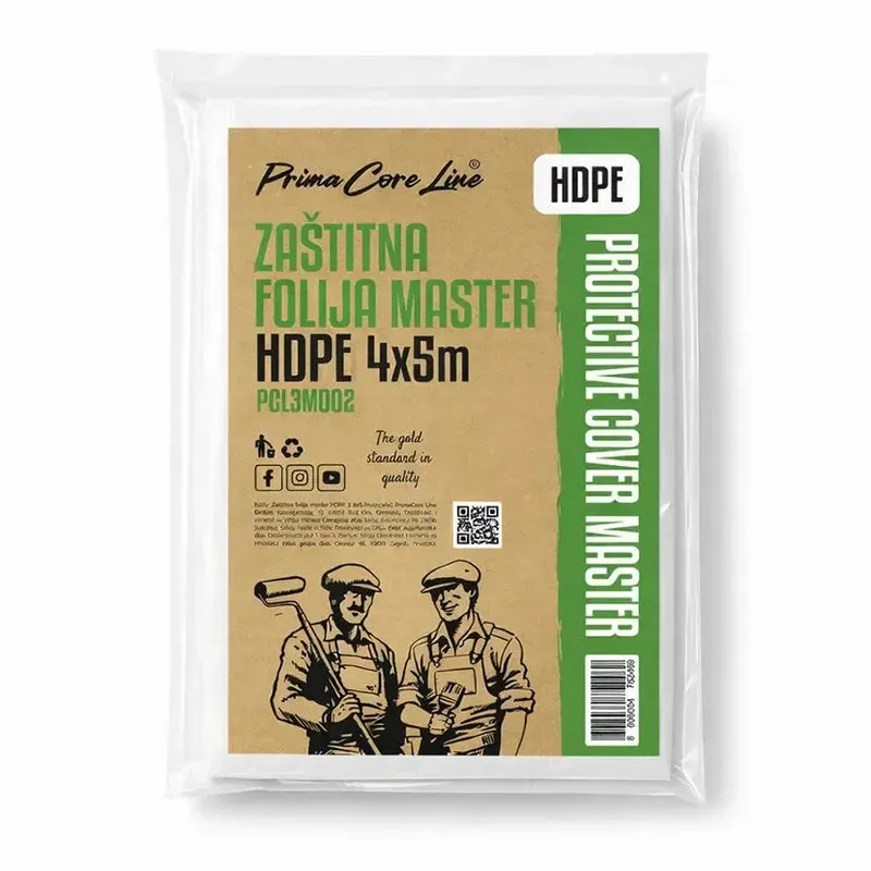 Zaštitna folija Master HDPE — 4 × 5 m