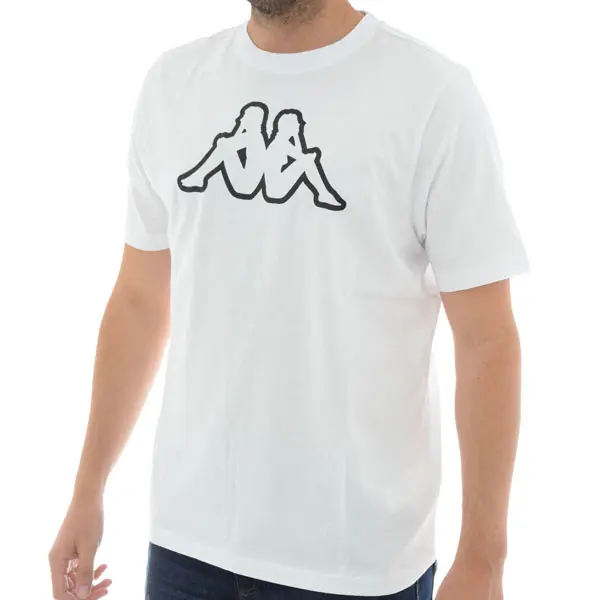 KAPPA Muška majica kratkih rukava LOGO CROMEN bela