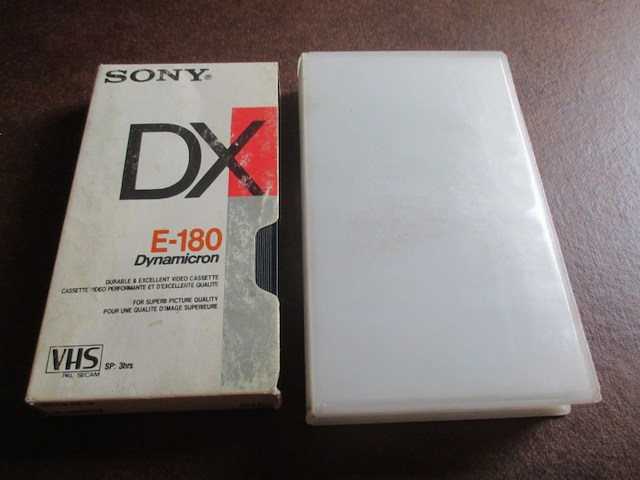 VIDEO kaseta SONY DX E-180 + PVC omot
