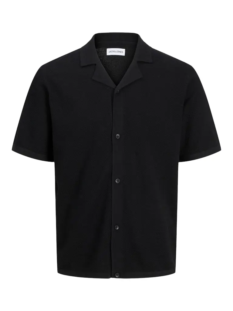 JACK & JONES Muška košulja 12268226, Crna