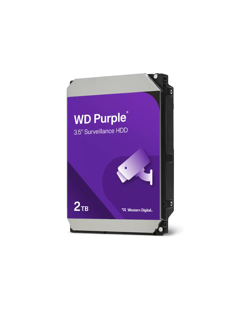 WD 2TB 3.5" SATA III 64MB WD23PURZ Purple hard disk
