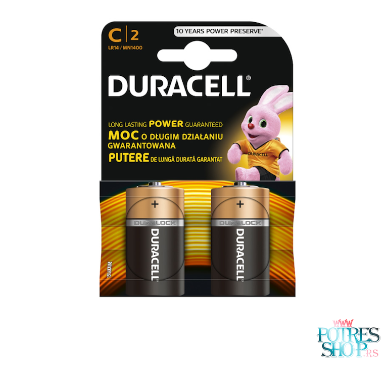 BATERIJA DURACELL C LR14 BAT4504