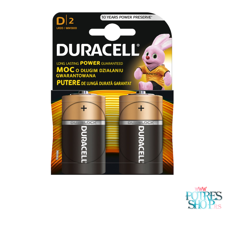 BATERIJA DURACELL D LR20 BAT4505