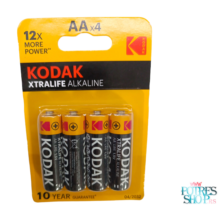 BATERIJA KODAK AA 4KOMADA 3952025