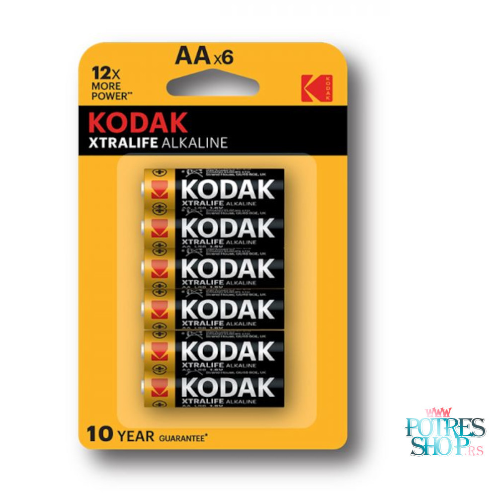 BATERIJA KODAK ALKALNA XTRALIFE AA