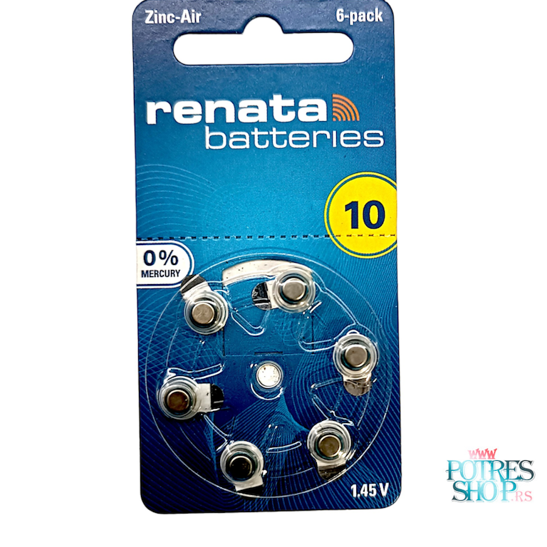 BATERIJA RENATA ZA10 6/1