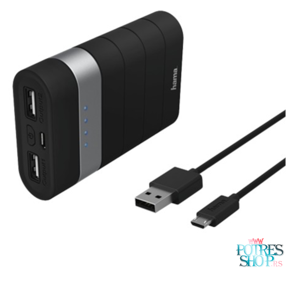 HAMA POWER BANK JOY 7800MAH 137492