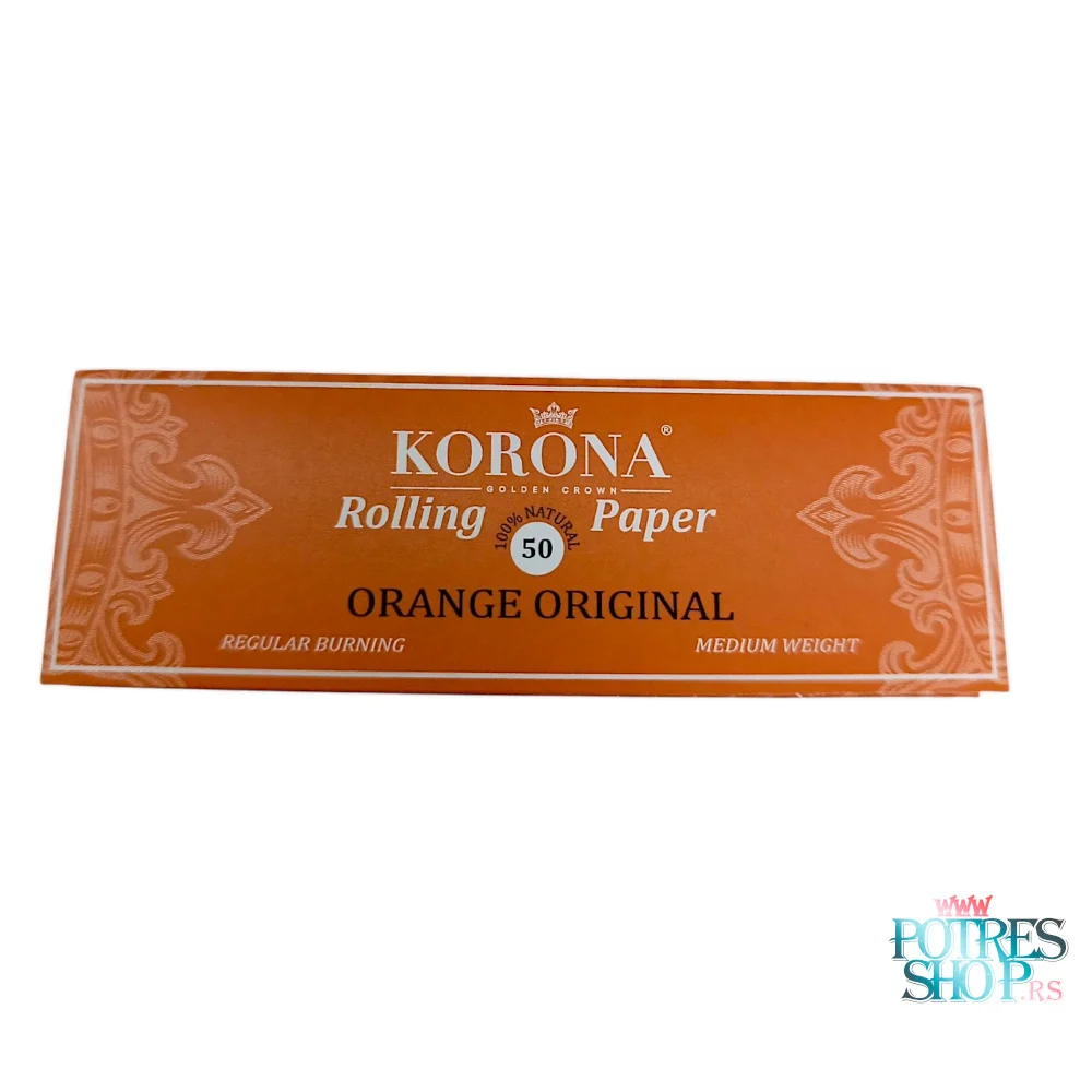 KORONA PAPIRICI ZA MOTANJE ORANGE NATURAL
