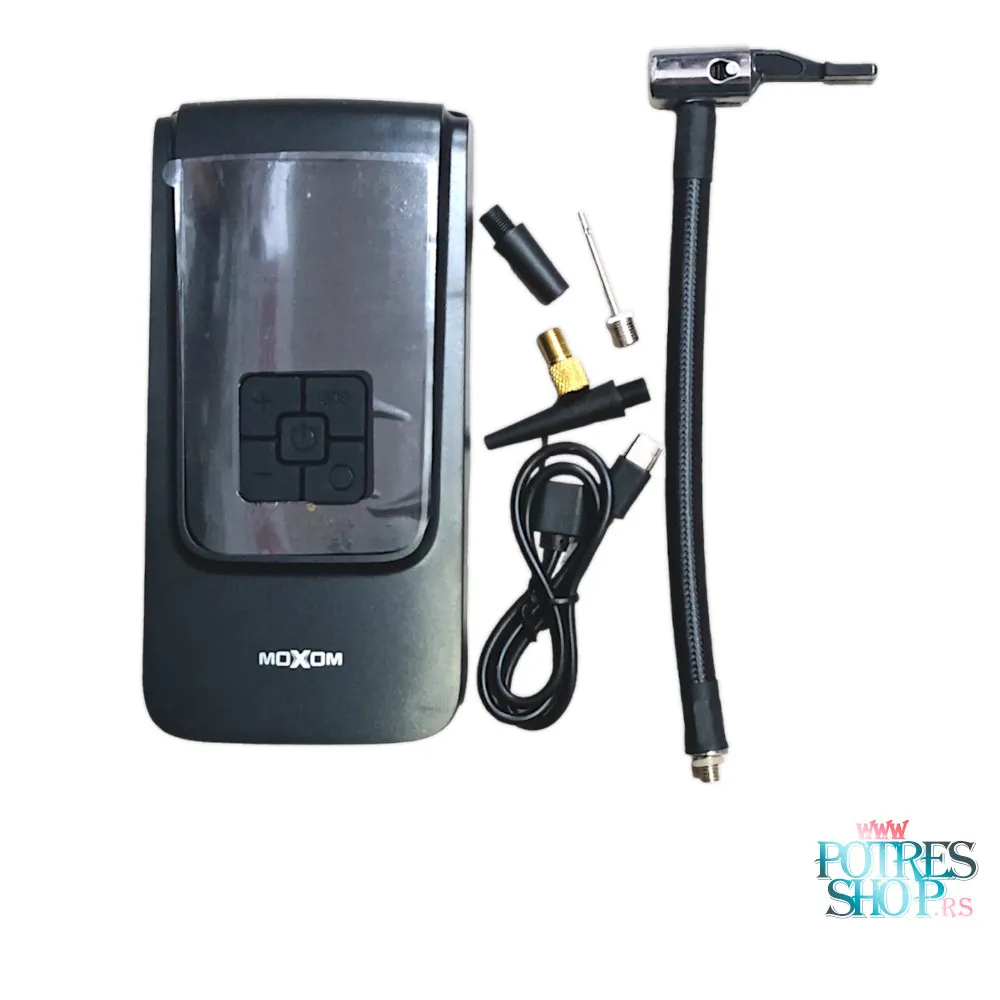 MULTIFUNKCIONALNA PUMPA MOXOM SA STARTEROM ZA AUTOMOBILI POWER BANKOM MX-AC01