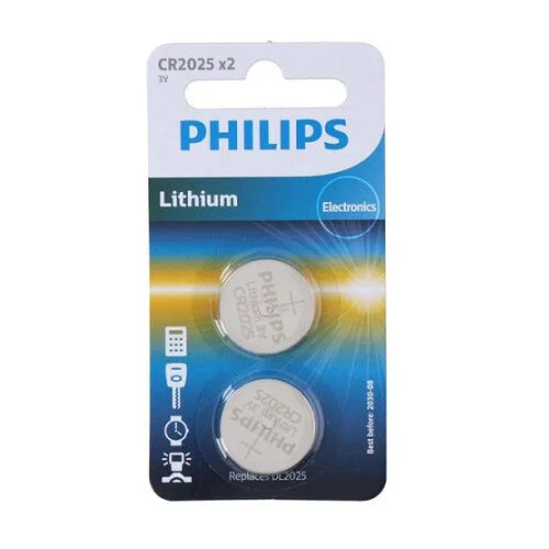 PHILIPS BATERIJA LITIJUM CR2025 3V