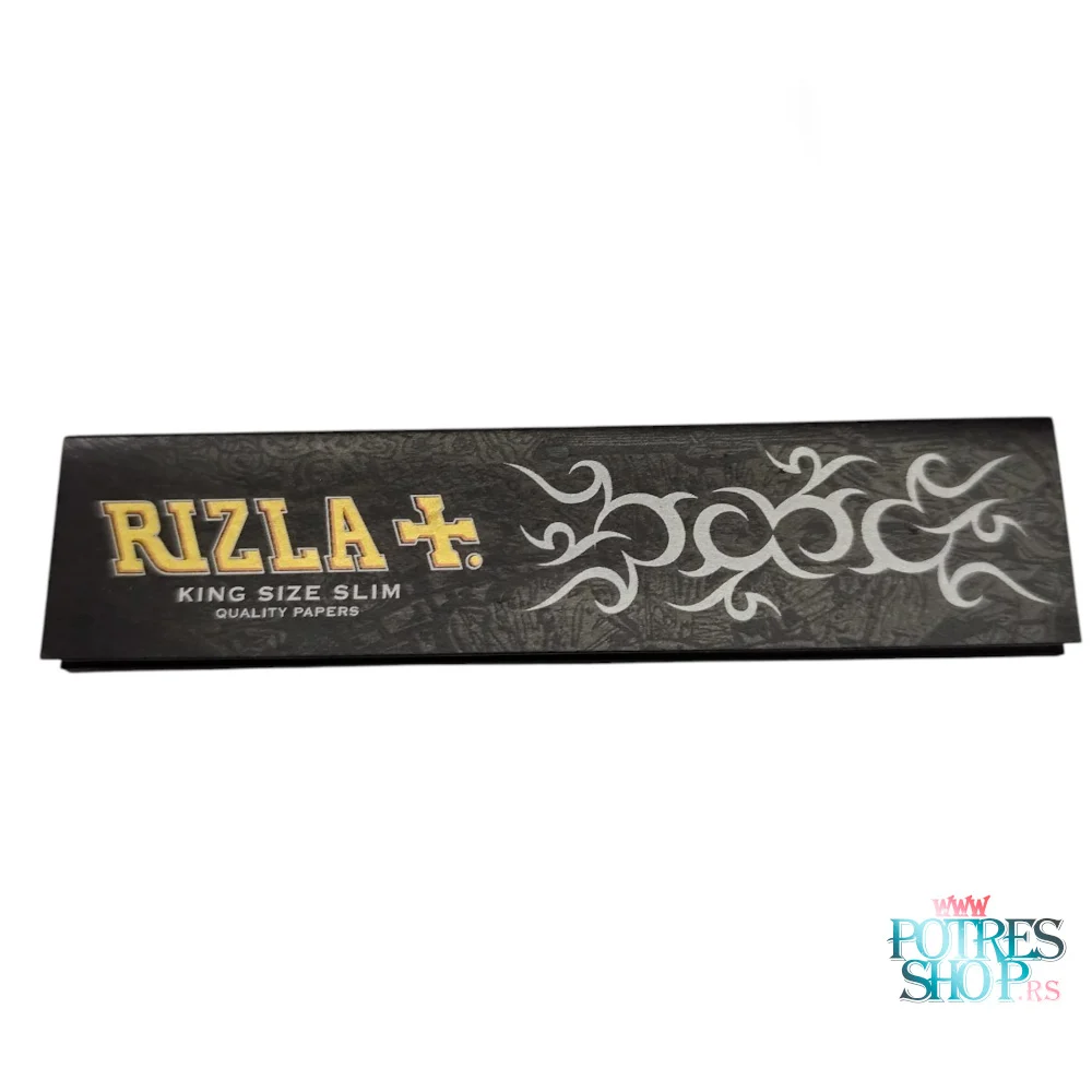 RIZLA PLUS 100S ULTRA THIN CRNA