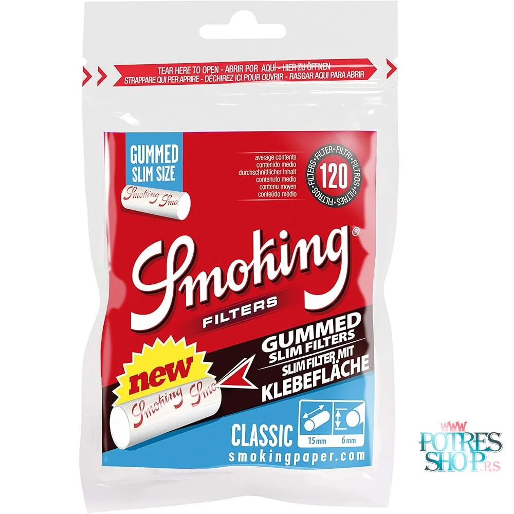 SMOKING FILTERI SLIM KLASIK GUMMED