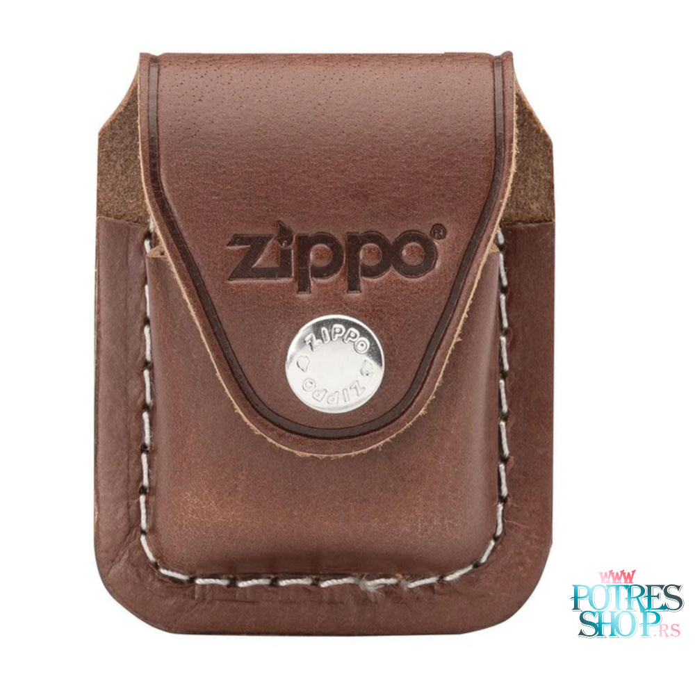 ZIPPO FUTROLA KOZNA BRAON LPCB LTR