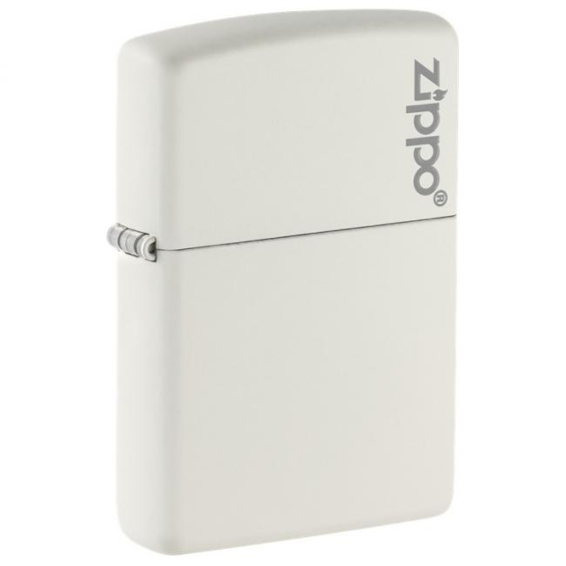 ZIPPO UPALJAC WHITE MATE LOGO 214ZL