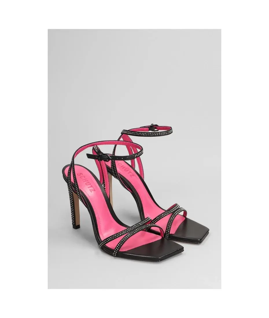SCHUTZ Ženske sandale S2140400130001U, Crno-roze