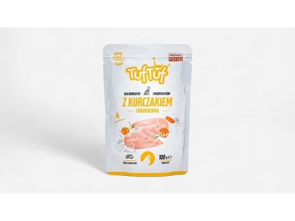 Tuf Tuf Hrana za pse Piletina i šargarepa 500g