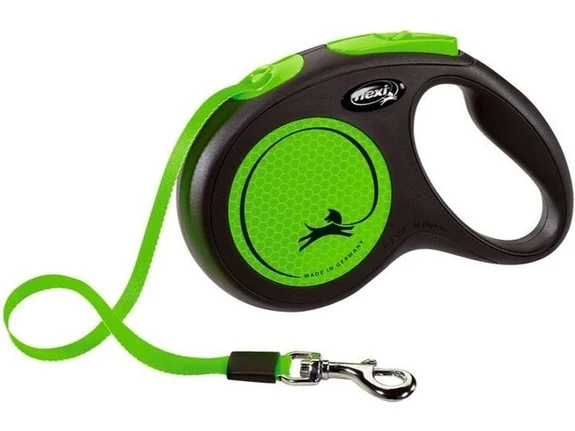 Flexi Povodac Neon M Tape 5m