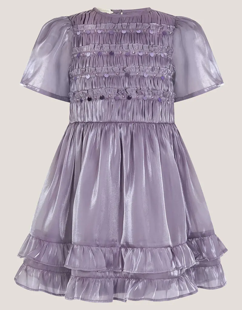 Monsoon Children Haljina za devojčice Organza, Ljubičasta