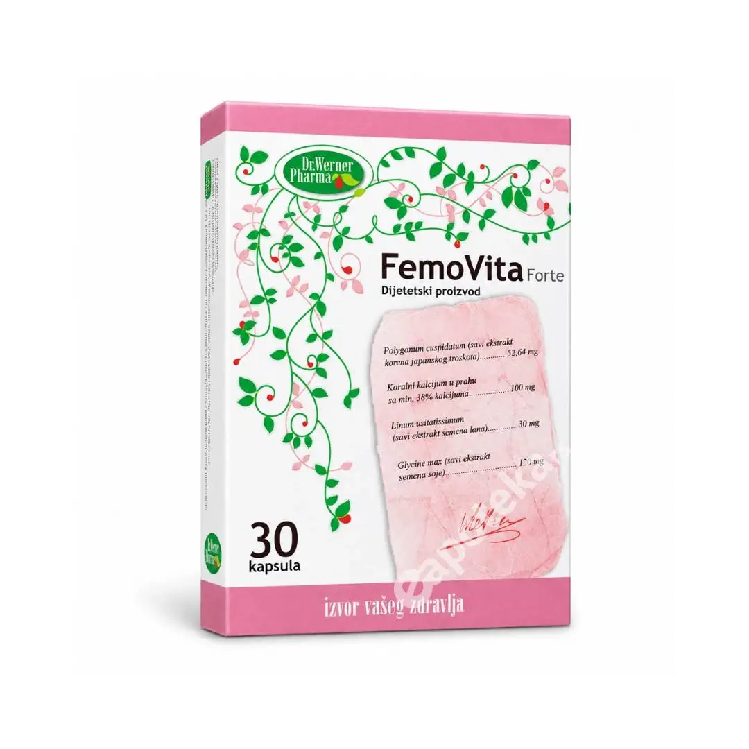 Dr. Werner Pharma Kapsule za žene FemoVita Forte, 30 kapsula