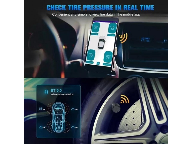 Bluetooth – sistem za praćenje pritiska u gumama