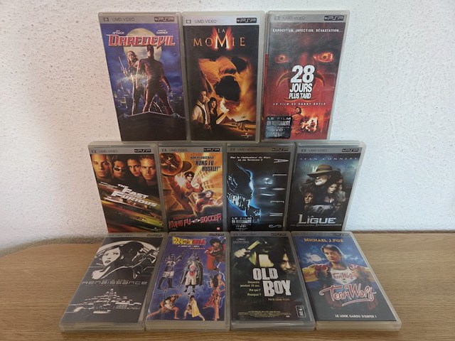OEM UMD Video filmovi za Sony Playstation PSP konzola F