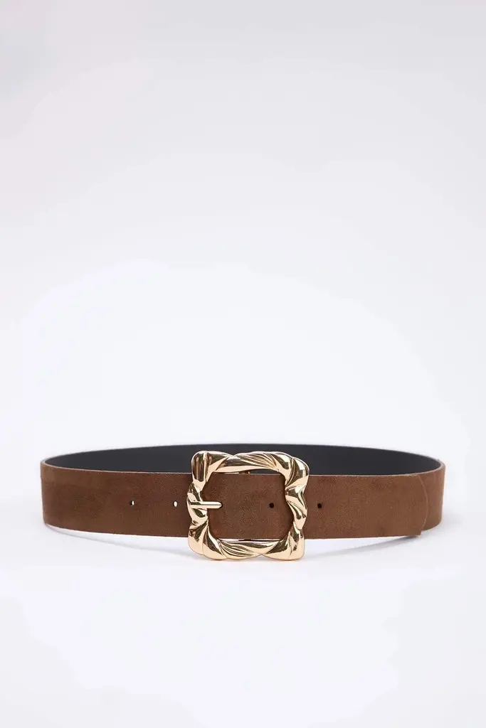 Trendyol ženski pojas Twoaw26Ke00027, Bež-taupe