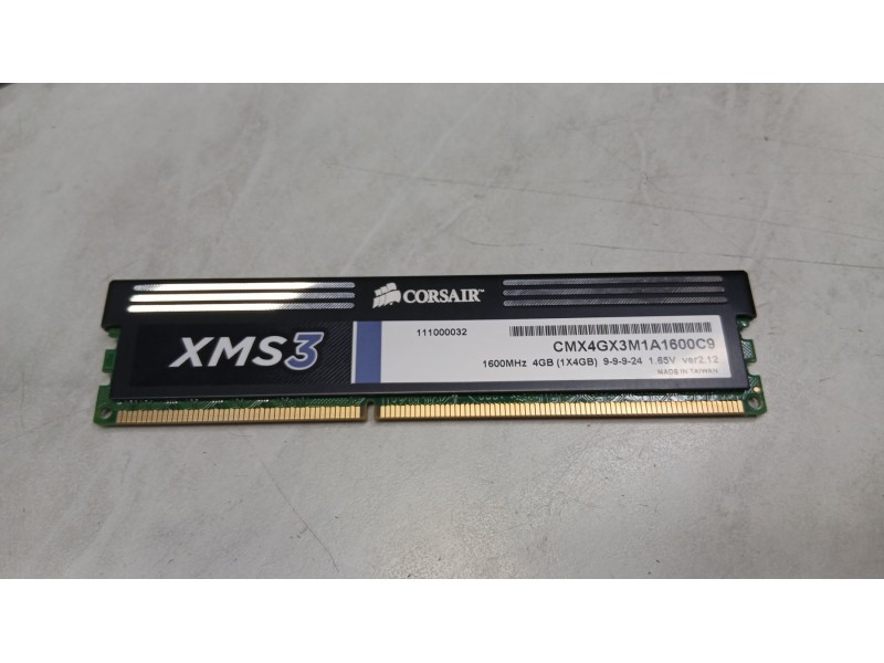 4gb ddr3 Corsair XMS 1600mhz ispravna