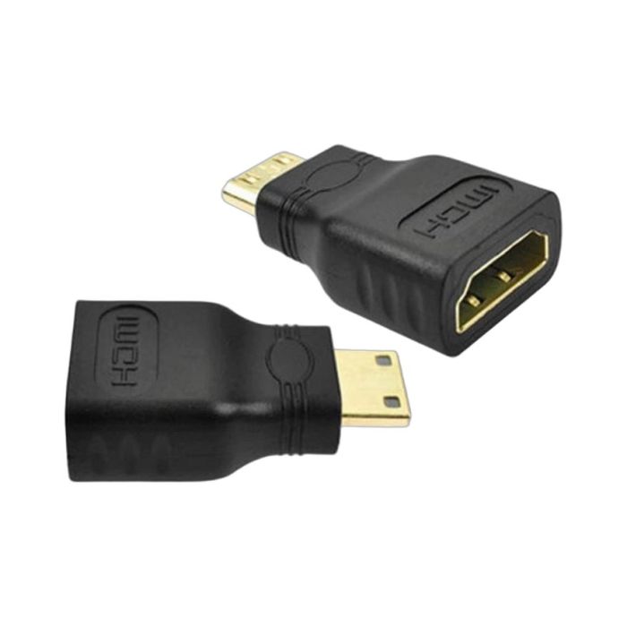 Adapter E-Green Mini HDMI (M) - HDMI (F) Black