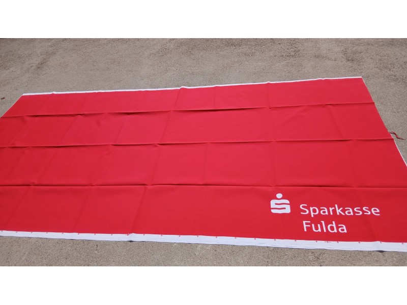 cirada platno crvena 3,20x1,60m kao nova