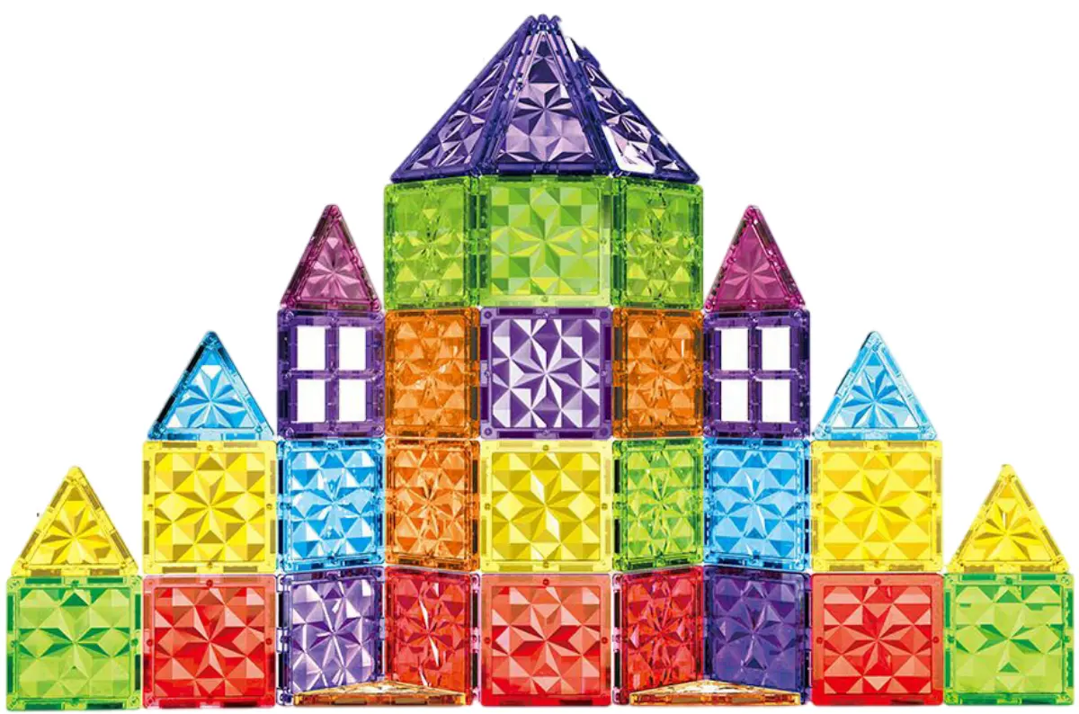 Magnetne kocke Magnetni konstruktor set Rainbow Create & Move 108 delova