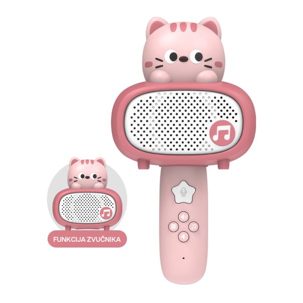 Mikrofon bluetooth 11252 maca roze