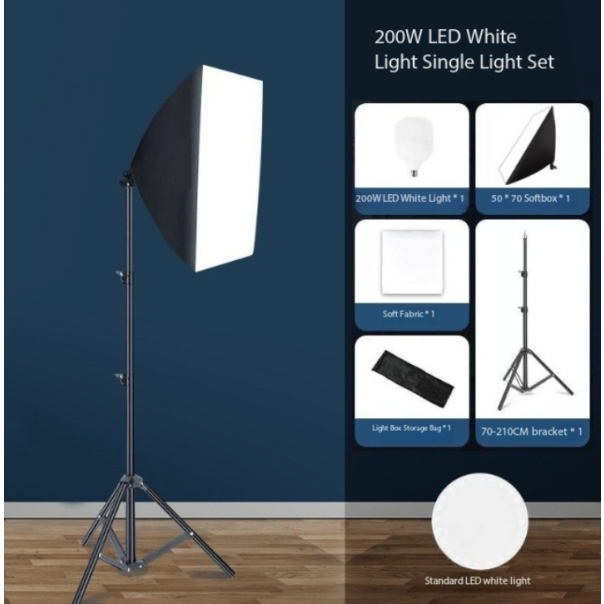 Softbox LED set 50 × 70 cm sa stalkom 2,1 m