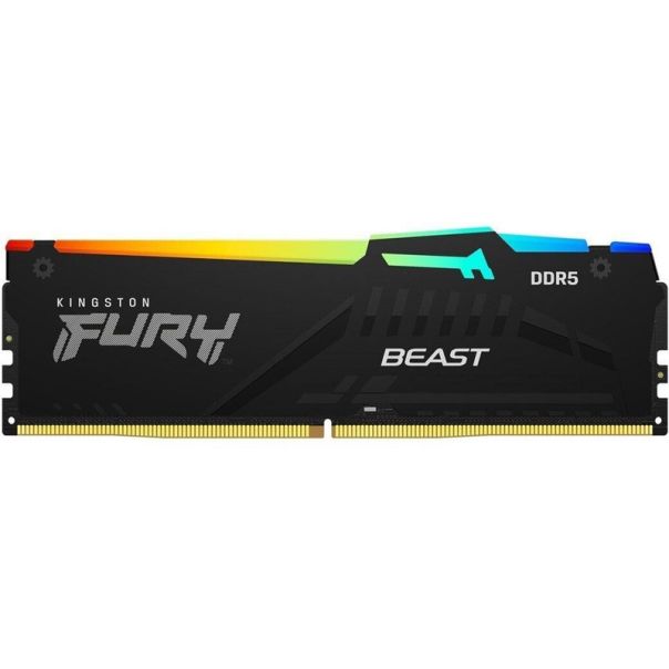 KINGSTON Ram memorija DIMM DDR5 16GB KF568C34BBEA-16 FURY Beast RGB EXPO