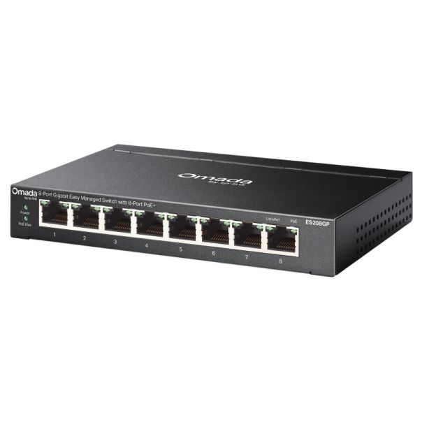 TP LINK ES208GP Omada 8-Port Gigabit Easy upravljivi Switch
